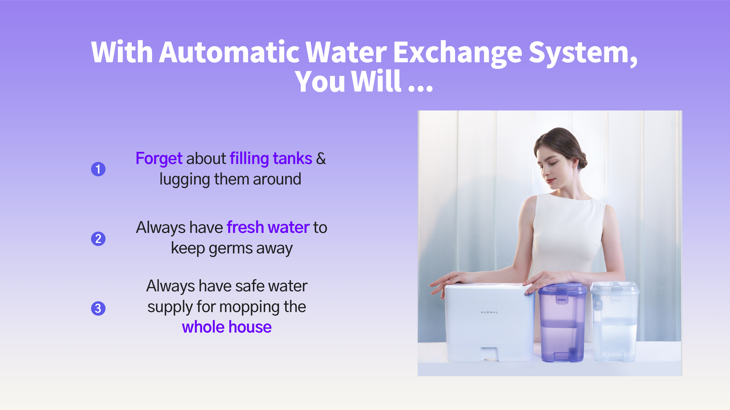 Narwal Freo Automatic Water Exchange System - Narwal Robotics